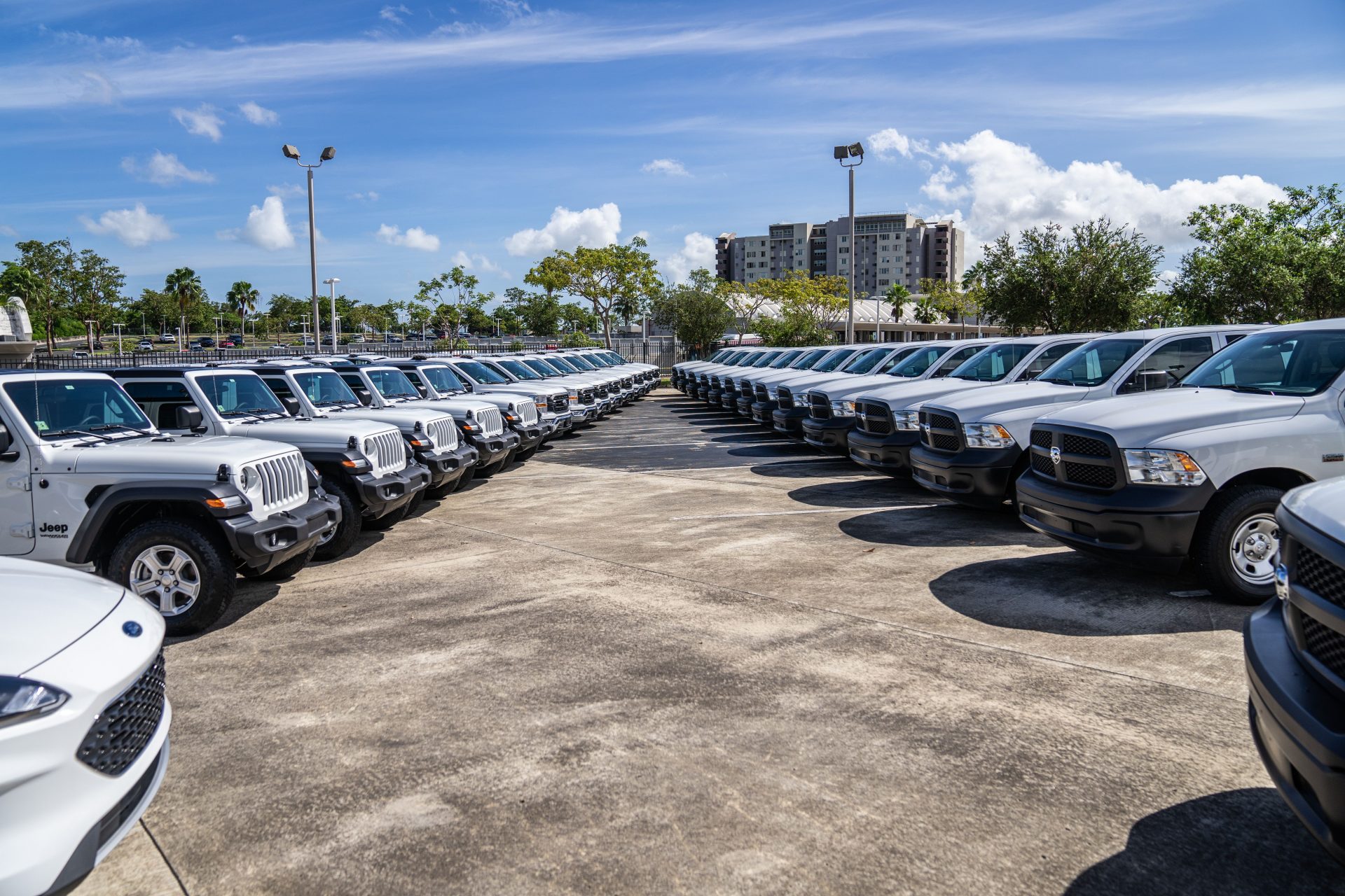 Entregan flota de vehículos y equipos al personal del DTOP y la ...